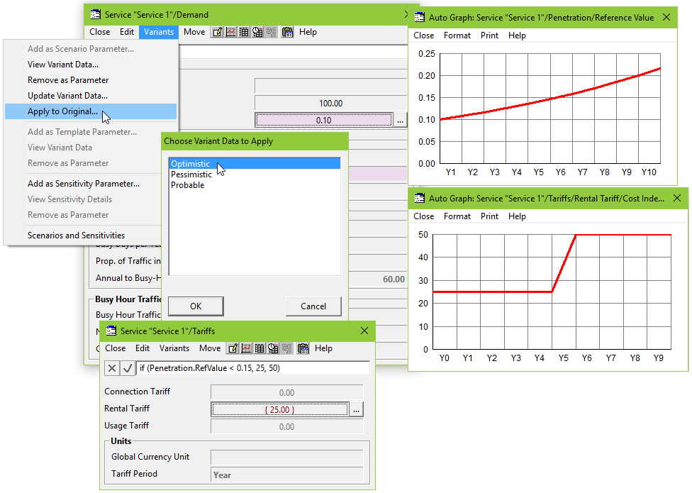 Using Formulae With Scenario Parameters And Variants Working With Scenarios Model Structure 2535